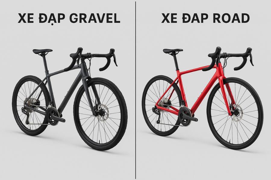 So sánh xe đạp Gravel và xe đạp Road – Nên chọn loại nào phù hợp nhất?